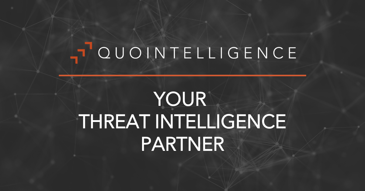 QuoIntelligence - Your Cyber Threat Intelligence Partner