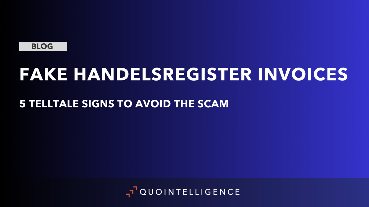 Fake Handelsregister Invoices: 5 Telltale Signs to Avoid The Scam ...